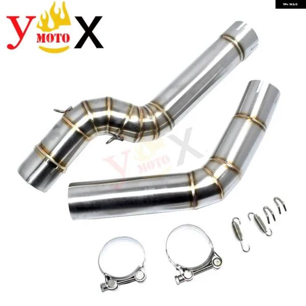 F5 CBR600RR レーシング バイク 51MM スリップオン ミドルエキゾースト パイプ ミッドリンク接続 マフラー ホンダ CBR600 RR 2005-2017 06 カスタム パーツ アクセサリーHigh-concerned c...