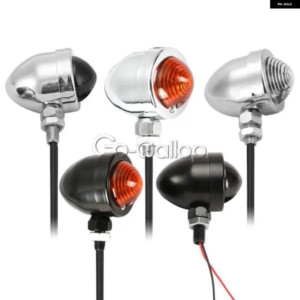 バレット バイク ウィンカーライト ホンダ VT750 VT1100 VTX1300 STEED VLX 400 600 MAGNA VF750 カスタム パーツ アクセサリーBattery Included:NoHigh-concerne...