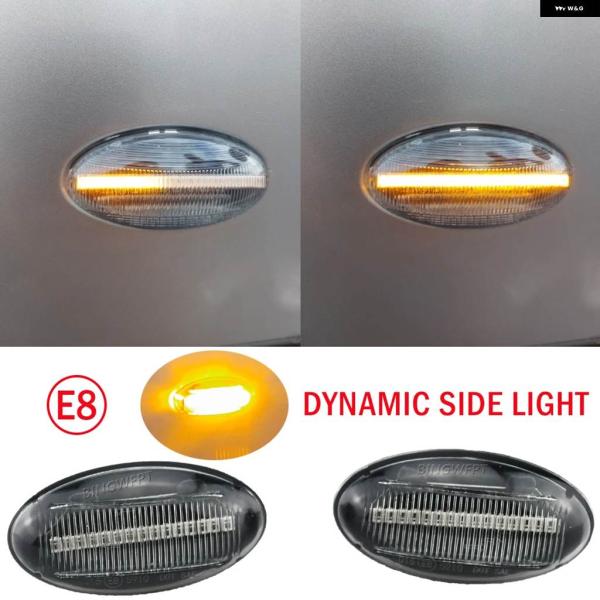 LED ダイナミックウィンカー ランプブリンカー プジョー 3072064071076071007 シトロエン C1C2C3C5C6サイド マーカーライト カスタム パーツ アクセサリーHigh-concerned chemical:Non...