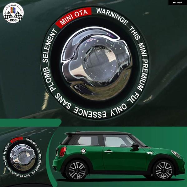 燃料 タンクキャップ カバー フラット スタイル AVERY/ORACALブラック レッド ホワイトカラー MINI COOPER F56 R56 F55 R55 R57 COOPER カスタム パーツ アクセサリーCategory:Sti...