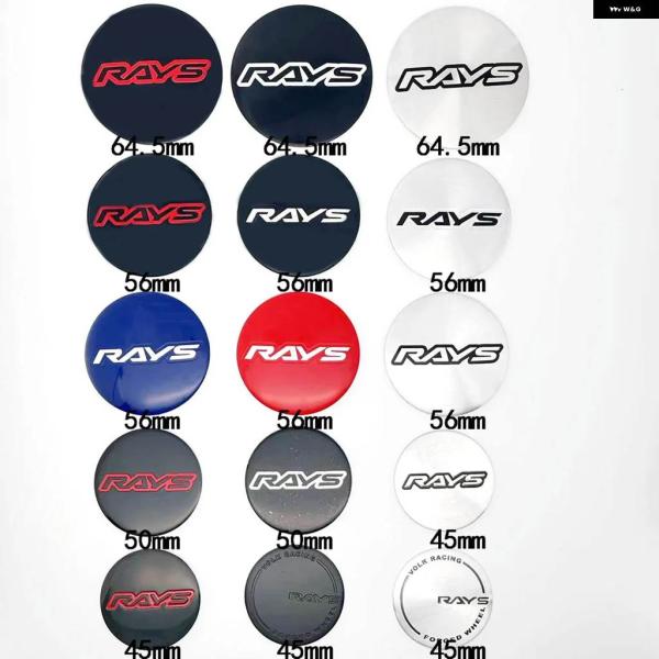 4個64.5MM 56MM 50MM 45MM カーホイールセンターキャップ AYS カーホイールセンターキャップ ステッカー バッジ カスタム パーツ アクセサリーHigh-concerned chemical:NoneModel Nam...