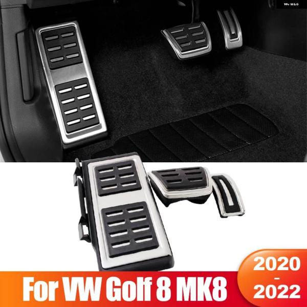 フォルクスワーゲン VW ゴルフ 8 MK8 2020 2021 2022 R ライン GTI カー ペダル 燃料 アクセル ブレーキペダル カバー パッド カスタム パーツ アクセサリーHigh-concerned chemical:No...