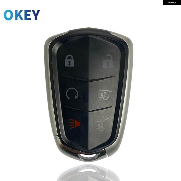 カーキーシェル ケース 3/4/5/6 ボタン キャデラック エスカレード ESV 2015 - 19 リモートスマートキー カスタム パーツ アクセサリーHigh-concerned chemical:NoneR/C Function:W...