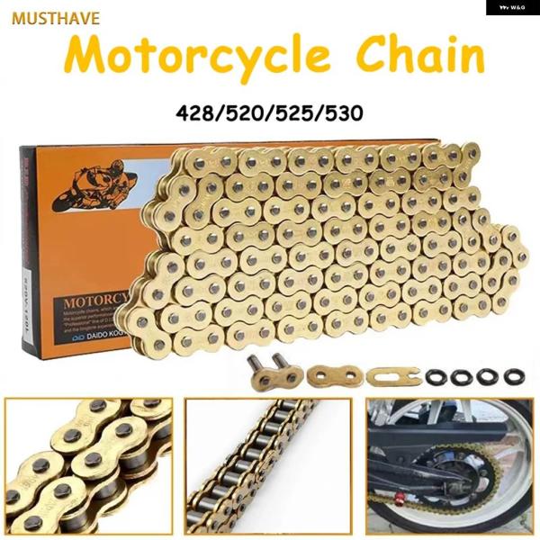 バイク チェーン オイルシール チェーン DID Oリング 520 525 530 428 チェーン 120 136 リンク ATV クワッド MX エンデューロ モタード レーシング カスタム パーツ アクセサリーHigh-concern...