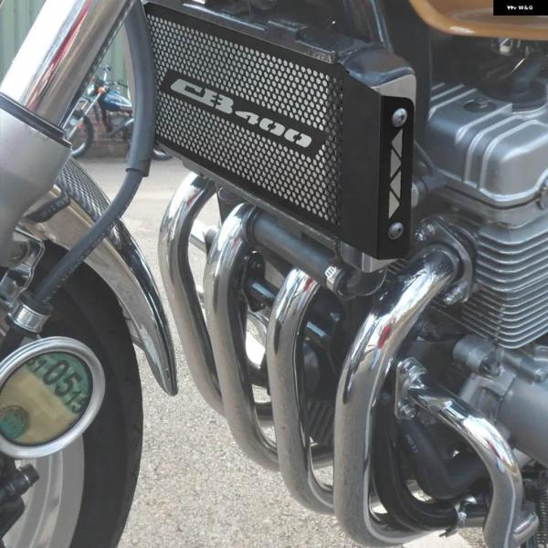 ホンダ CB400 CB400SF 1992-1998 CB 400 VTEC 1999-2008 2009 2010 バイク ラジエーター グリル ガード カバー プロテクター カスタム パーツ アクセサリーHigh-concerned ...