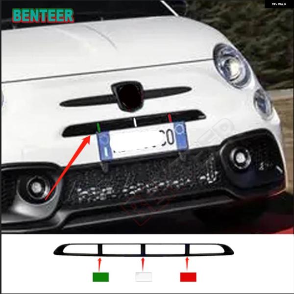 イタリア イタリア車 フロント グリル ビニール ステッカー フィアット 500 595 695 カスタム パーツ アクセサリーHigh-concerned chemical:NoneCategory:StickersType Of Sti...