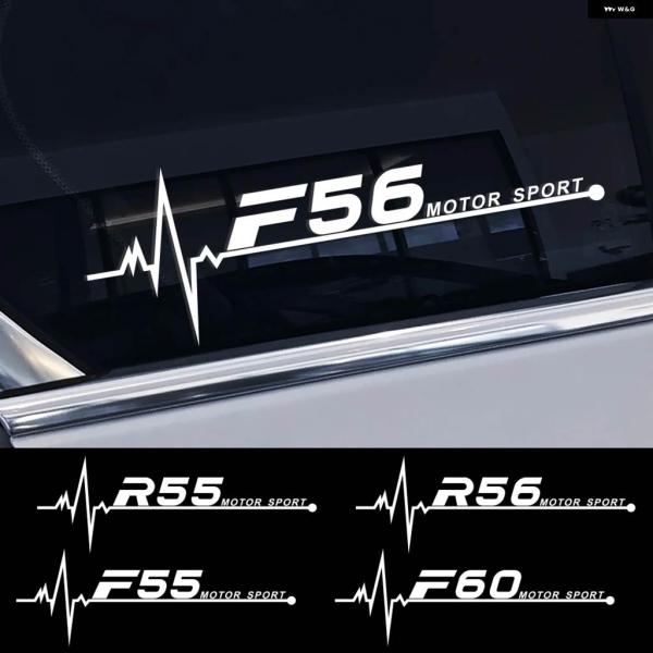 2PCS オートデコレーション ステッカー 車サイドウィンドウ デカール ミニクーパー F56 F54 F57 F55 F60 R50 R52 R53 R55 R56 R57 R58 R59 カスタム パーツ アクセサリーCategory:...