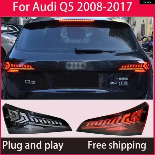 2008-2017 アウディ Q5 SQ5 テールライト 8RLED テールライト 改良Q7デザイン ダイナミックシグナルライト カスタム パーツ アクセサリーHigh-concerned chemical:NoneItem Type:Ta...
