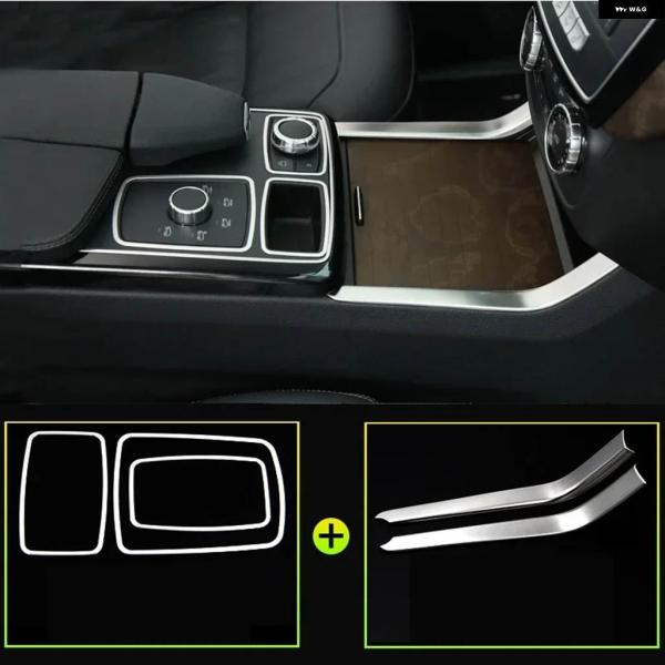 メルセデス ベンツ ML320 350 2012 GLE W166 クーペ C292 350D GL450 X166 GLS AMG用 カーセンター コンソール トリム フレーム カスタム パーツ アクセサリーHigh-concerned ...