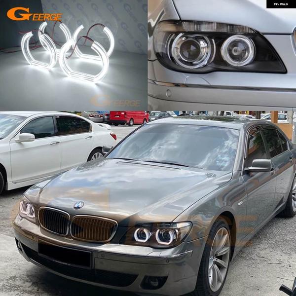 BMW E66 E65 フェイスリフト 2006 2007 2008 エクセレント ウルトラ DTM M4 U スタイル LED エンジェルアイキット ハローリング カスタム パーツ アクセサリーHigh-concerned chemica...