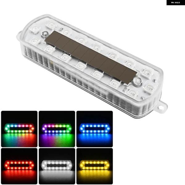 16 LED ソーラーパワー カーハザードフラッシュライト アンチリアストロボライト 夜間ランニング用 テールライト オートバイ 電気 自転車用 カスタム パーツ アクセサリーHigh-concerned chemical:NoneFor ...