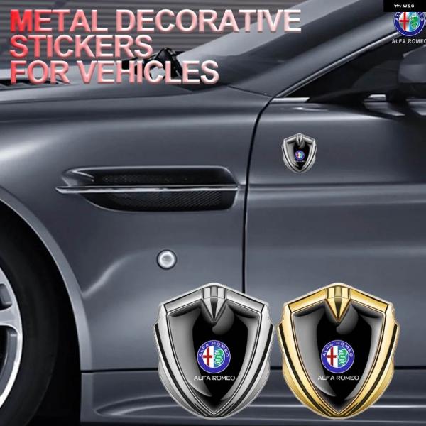 1/2PC 3D 車体 ステッカー バッジ 装飾 スタイリング アルファロメオ 159 147 ミト スポルティバ スポルティバ用 カスタム パーツ アクセサリーHigh-concerned chemical:NoneBrand Name:...