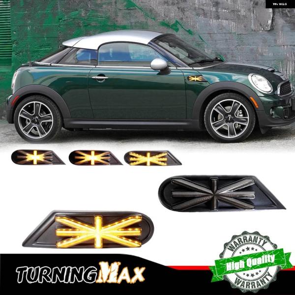 MINI COOPER R55 R56 R57 R58 ダイナミック点滅サイド マーカーライト アセンブリ ウィンカーLEDライト インジケーター アセンブリ カスタム パーツ アクセサリーHigh-concerned chemical:N...