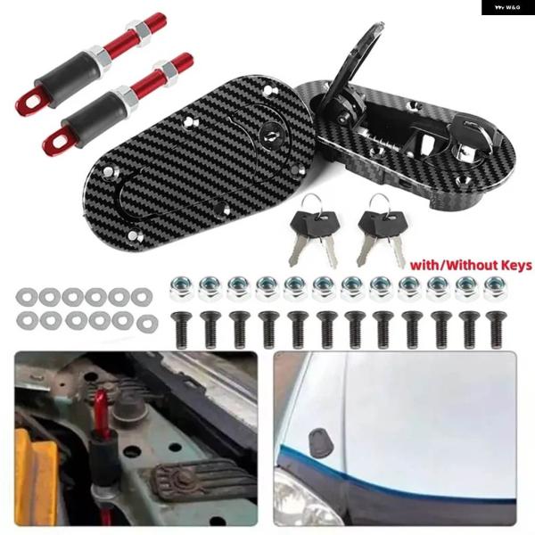 レーシングカー フードピン エンジン ボンネット ラッチロック マウント キット ロックキー /なし 2個 カスタム パーツ アクセサリーHigh-concerned chemical:NoneOrigin:Mainland China2P...