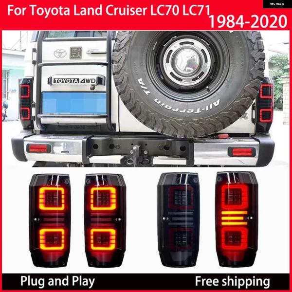 トヨタ ランドクルーザー LC70 LC71用 LED リア テールライト シグナル ウィンカー ブレーキライト LED テールライト アセンブリ アクセサリー カスタム パーツ アクセサリーHigh-concerned chemical:...