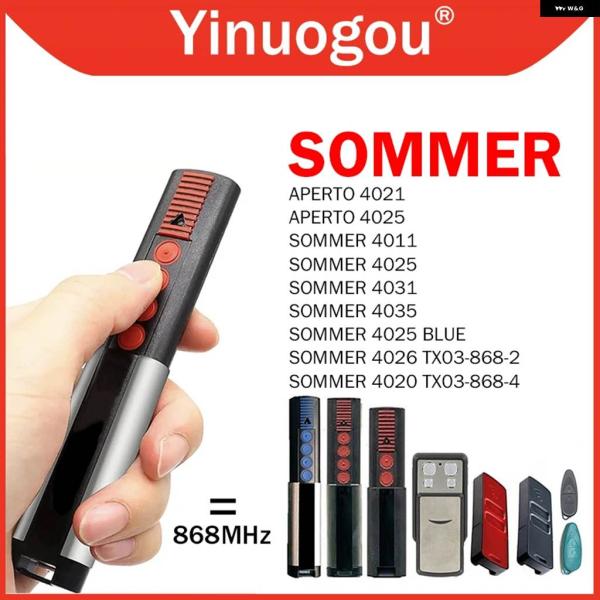 SOMMER 4020 TX03-868-4 ガレージドア リモコン 868MHZ SOMMER 4026 TX03-868-2 4031 4035 4025 4021 4011 ゲート リモコン カスタム パーツ アクセサリーEncodi...