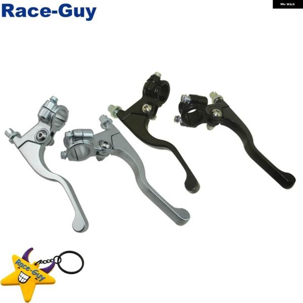 ショートハンドル クラッチ ブレーキ レバー ホンダ XR50R CRF50F XR70 CRF110F カワサキ KLX110 ヤマハ PW80 TTR 50E TTR 110E DRZ125用 カスタム パーツ アクセサリーHigh-c...