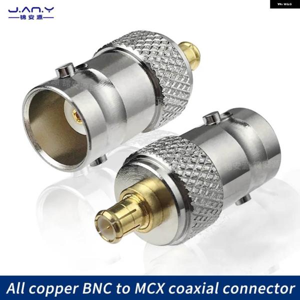 2個銅 金メッキ BNC CON MCX アダプター RF RF信号 オシロスコープ コネクタ プローブ Q9 メス - MCX オス テストヘッド カスタム パーツ アクセサリーHigh-concerned chemical:NoneMo...