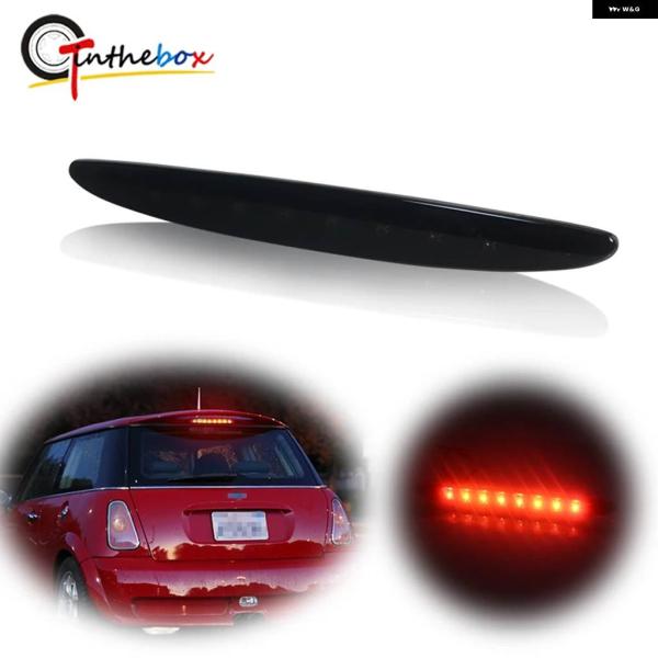 1個 レッド 8-LED ハイ マウント サードサードブレーキストップライト テールライト 2002-2006 初代ミニクーパー R50 R53 ハッチバック 63256935790 カスタム パーツ アクセサリーHigh-concerne...