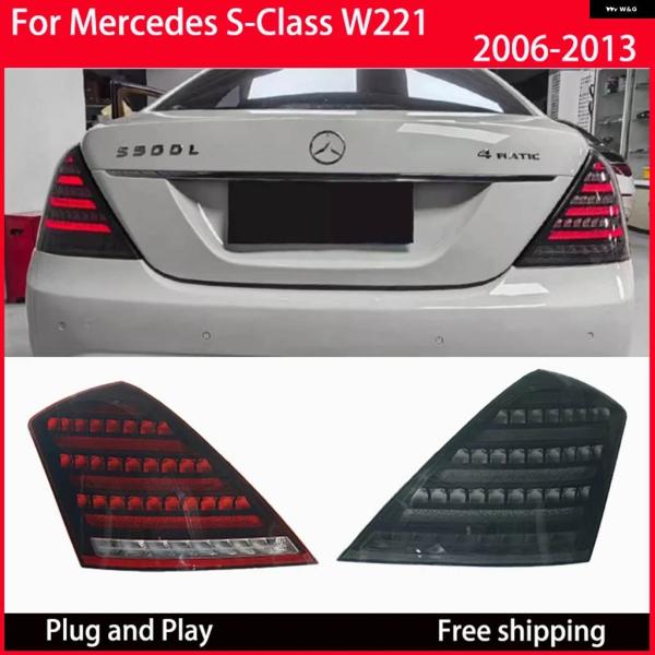 メルセデス ベンツ S クラス W221 S300 S350 S500 2006-2013 LED テールライト DRL リバース テールライト カスタム パーツ アクセサリーHigh-concerned chemical:NoneBran...