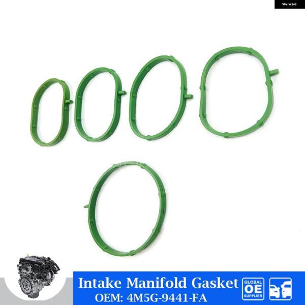 エンジン インテーク マニホールド ガスケットセット フォード フォーカス 1.6 MK2 C MAXパーツ カーOEM 4M5G-9441-FA 4M5G9441FA シール カスタム パーツ アクセサリーHigh-concerned c...