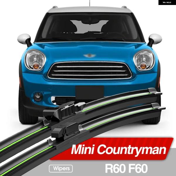 MINI MINI COUNTRYMAN R60 F60 2010-2023 フロントガラス ワイパー ブレード 2個 フロントガラス ウィンドウ 2011 2015 2021 カスタム パーツ アクセサリーHigh-concerned c...