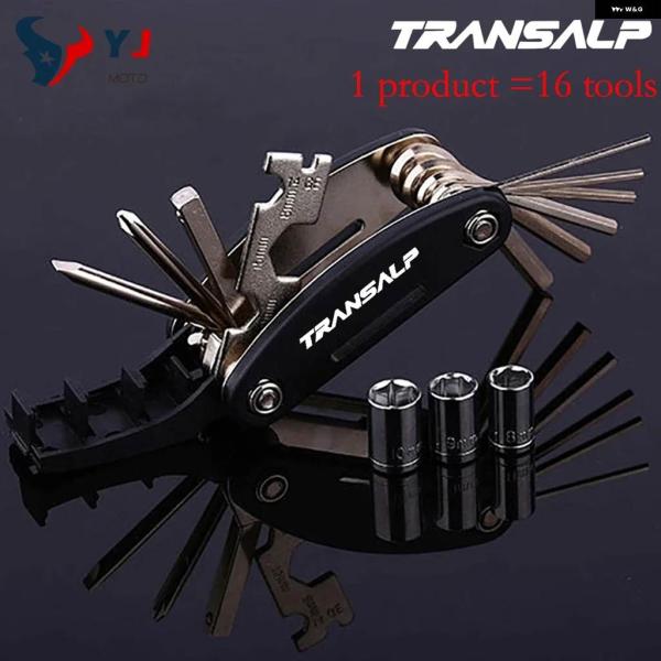 ホンダ TRANSALP 600 650 700 XLV XL750 TRANSALP オートバイ 工具 リペア 16機能 ドライバーセット カスタム パーツ アクセサリーProtective parts:OtherHigh-concern...