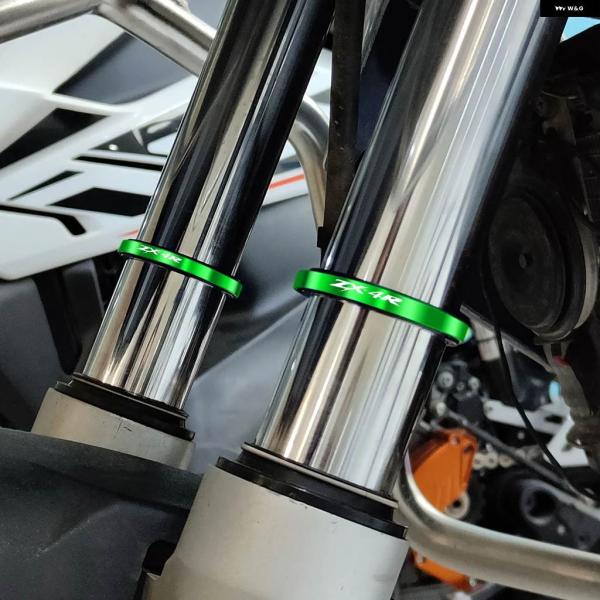 30-50MM フロントサスペンション カワサキ ZX4R ZX4RR ZX-4R ZX-4R SE バイク ショック アブソーバー リング 補助調整 カスタム パーツ アクセサリーHigh-concerned chemical:NoneI...