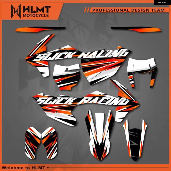 デカール ステッカー キット KTM 125 250 SX SXF XC XCF 2016 2017 2018 EXC EXCF XCW 2017 2018 2019用 カスタム パーツ アクセサリーHigh-concerned chemi...