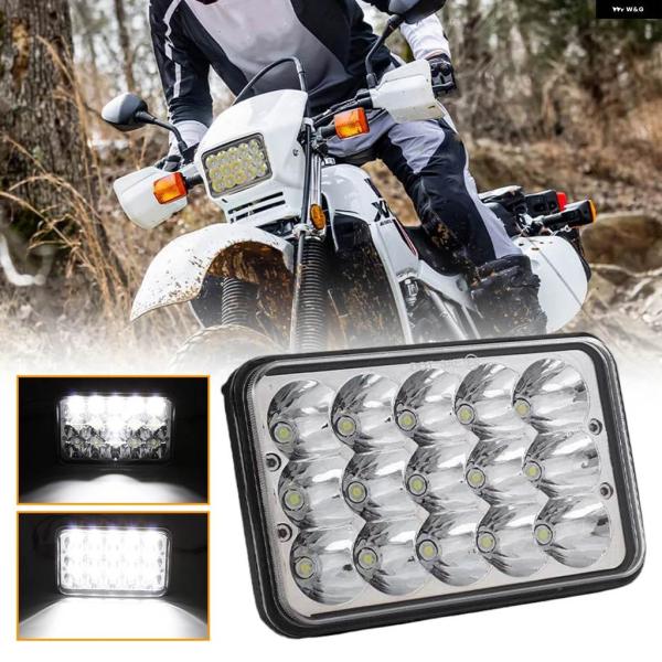 4インチ X 6インチ LED ヘッドライト H4656 H4651 LED ヘッドランプ ホンダ XR650L 1993-2013 XR250L XR650R XR400R シールドビーム カスタム パーツ アクセサリーHigh-conc...