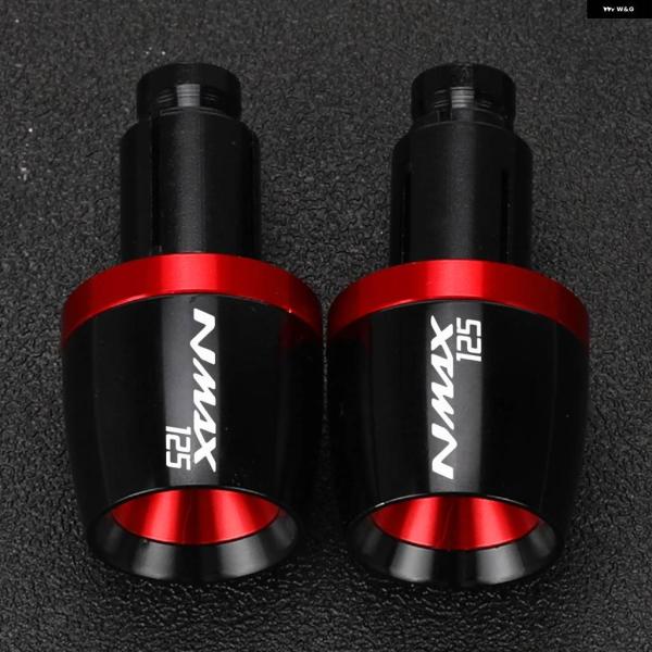 ヤマハ NMAX125 2015 2016-2019用 - 23 ハンドルバー グリップ バーエンド キャップ カウンターウェイトプラグ スライド カスタム パーツ アクセサリーHigh-concerned chemical:NoneIte...