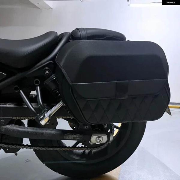ホンダ CMX1100 REBEL用 サドルバッグ クイックリリース 左側 GE 19.5L キャリーバッグ CM1100 サドルバッグ ロック 反射材 カスタム パーツ アクセサリーHigh-concerned chemical:None...