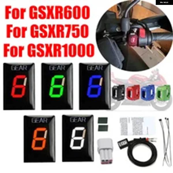 GSX-R 750 1000 GSXR600 GSXR750 GSXR1000 GSX-R600 GSX-R750 GSX 650F 1400 オートバイ ギア インジケーター ディスプレイ カスタム パーツ アクセサリーHigh-conc...