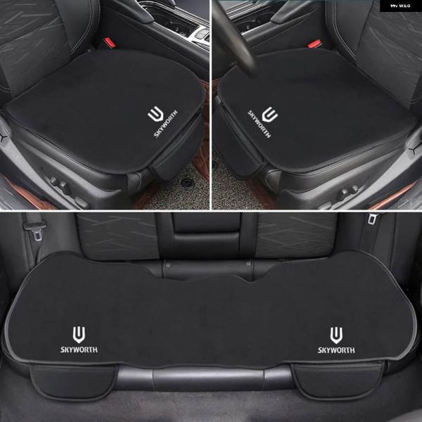 車用フランネル クッション フロントリア シート クッション スカイワース HT-I HTI EV6 スカイウェル ET5 2022 2023 2024 SUV用 カスタム パーツ アクセサリーFilling:COTTONTarget Pe...