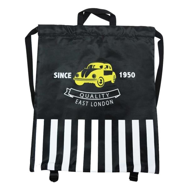 通園通学、遠足、習い事、体操着入れやお道具入れ、マルチに使えるナイロン生地のナップサックの登場です！肩紐の長さも簡単に調節できます！手さげでもリュックでも使える2wayタイプ○サイズ：約44×36cm○素材：ポリエステル