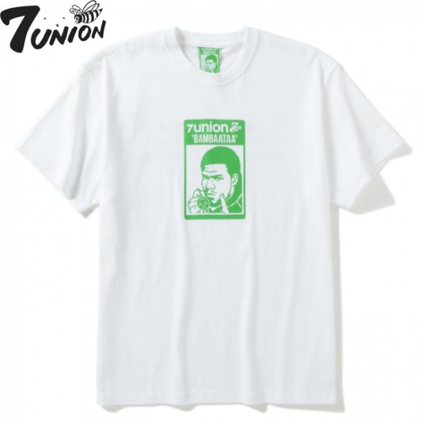 HIP HOP 50周年を記念して、7UNION が HIP HOP の産みの親でもあるアフリカ・バンバータとのコラボアイテムを発売。某ブランドの定番スニーカーのシュータンデザインをサンプリングして、バンバータの肖像画とマッシュアップし、フ...