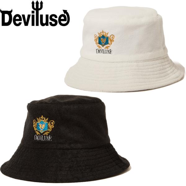 Deviluse 2025 Spring/Summer VOL.8！！肌触りの良いパイル生地のバケットハットは軽くてスタンダードなシルエット！■サイズ詳細:Free■JAPAN authorized dealer■当店は国内正規販売店です。...
