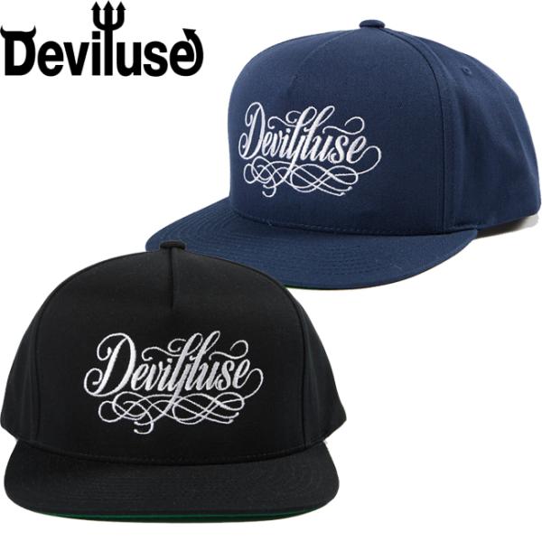 Deviluse 2026 Fall/Winter VOL.5！！Scriptロゴが刺繍されたフラットバイザーキャップ！6パネルのしっかりとした作りです。■サイズ詳細:Free(スナップバック)■JAPAN authorized deale...