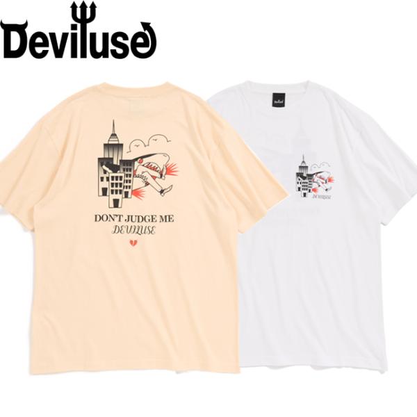 Deviluse 2026 Spring/Summer VOL.7！！"Don't Judge Me" グラフィックTシャツです。ほどよい厚みの着心地の良いコットン生地です。スタンダードなシルエットのTシャツで男女ともにおすすめです。■素材...