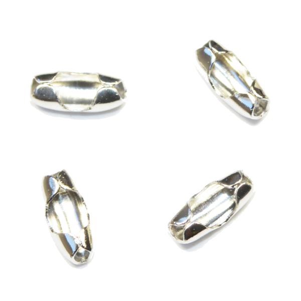 ●ボールチェーンの先端どうしをつないで輪にするための金具です。ブレスやキーリングなどにどうぞ〜♪●サイズはボールチェーンの太さ1.2〜1.5mm共用です。●表示価格は４コ入りのお値段です。●もっとお得な１０コ入りとさらにお得な１００コ入りの...