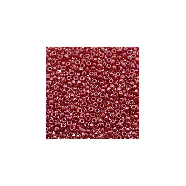●１パックは（約７ｇ、約６００コ入り）になります。●サイズ：外径約２ｍｍ●カラーはパールのような艶と照りがあるルビーカラーです。●同じカラーの丸大ビーズも販売中です。
