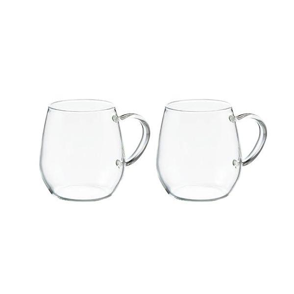 耐熱ガラス製マグカップ2個セット。シンプルなデザインなので、いろんな飲み物にも合います。取っ手付きなので飲みやすい。耐熱ガラスは匂い移りや色移りがしにくい衛生的な素材です。耐熱ガラスでできているので熱湯OK。もちろん電子レンジで温めも可能で...