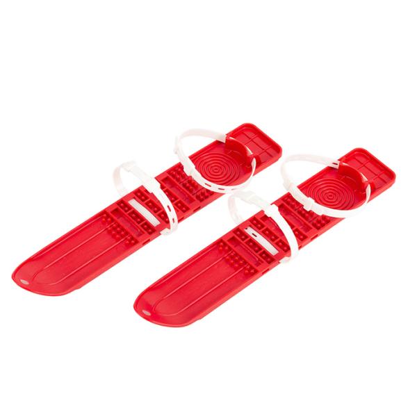 小さい子の雪遊びデビューに最適 靴のまま取り付けOK本体：ポリプロピレン、バインディング：EVA樹脂85×450mm