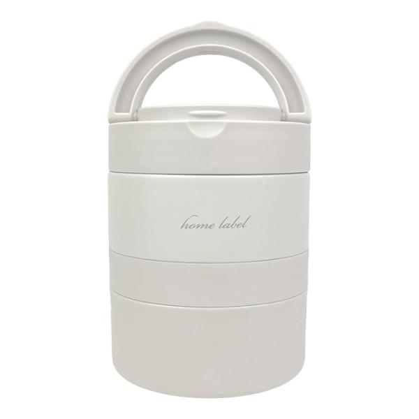 ●真空二重構造で温かさ・冷たさをキープ●運びやすいハンドル付き●ご飯容器約300ml、おかず容器約180ml100×95×135mm338g