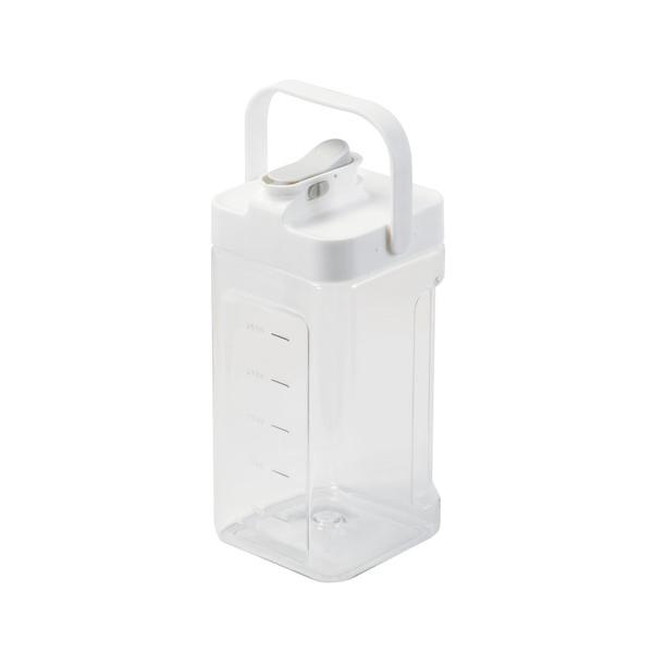 ■横置き・縦置き2WAY仕様！■横置きのまま注げます■漏れ防止ロック付き■広口で洗いやすいのでお手入れ簡単■持ち運びに便利な持ち手付き●サイズ：幅14×奥行13×高さ30.5cm●材質本体：AS樹脂（耐熱温度80℃　耐冷温度-20℃）フタ・...