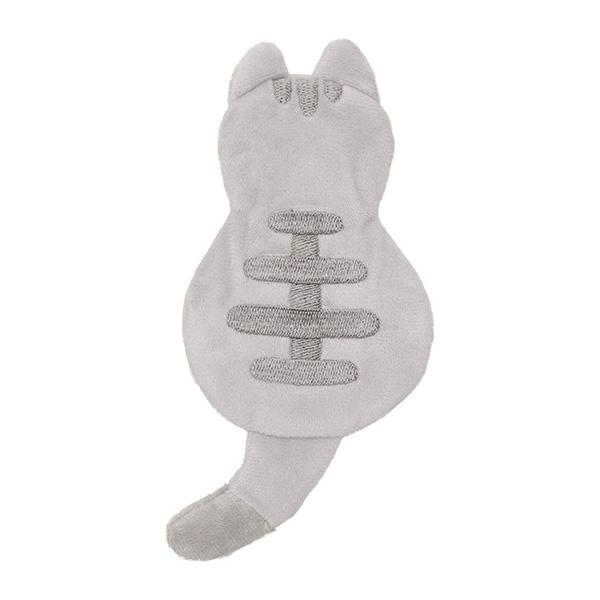 ぽかぽか暖かくなる手のひらサイズのねこ型カイロくり返し使えるのでECOなネコカイロですW7.6×D0.8×H16.1カイロ/酢酸ナトリウム、PVC、金属　カバー/ポリエステル中国