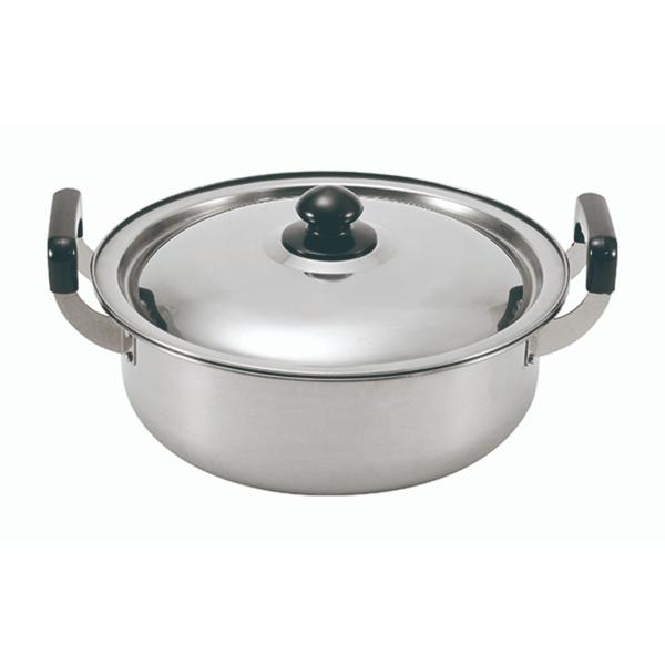 春夏秋冬、季節の旬な食材をたっぷり調理できます普段使いだけでなく、イベントでも活躍する大きめサイズです■サイズ：290×340×157mm■満水容量：5.2L■重量：950g■材質：本体／ステンレス鋼（クロム13％）、フタ／ステンレス鋼、取...