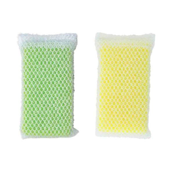 泡立ち抜群で通気性の良いウレタンフォームを使用しています汚れをしっかり落とすこだわりの不織布によって、食器類にキズをつけることなくキレイに洗うことができます女性の手でもしっかりとホールドできるサイズ感と適度な弾力によって、握りやすく洗いやす...