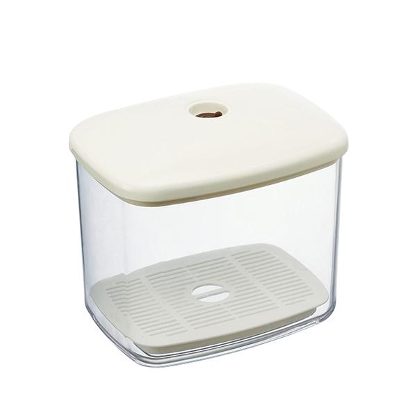 真空密封でパンの乾燥を防いで鮮度長持ち。食品の酸化を遅らせるため、容器内の酸素を減らして鮮度を長持ちさせます。真空効果でしっかりと密封すので食品の乾燥を防ぎます。冷凍保存と違い栄養素を破壊することがなく、解凍の手間も省けます。湿気を嫌う食品...