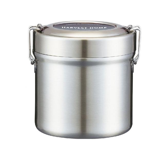 シンプルで格好いい保温ランチボックス！冷たい麺類、汁気の少ないカレーやあんかけ料理、温かい丼に！保温力に優れた真空二重構造のお弁当箱です。※プラスチック製の中容器のみ電子レンジOK（本体不可）。※自動食器洗浄機・食器乾燥機は使用不可です。■...